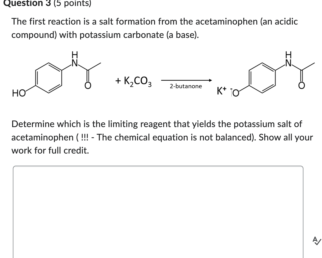 Solved The first reaction is a salt formation from the | Chegg.com