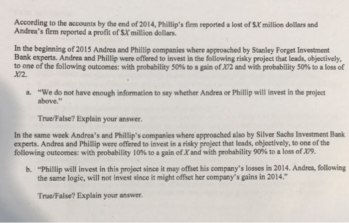 Solved Please answer part A and B completely with logical | Chegg.com