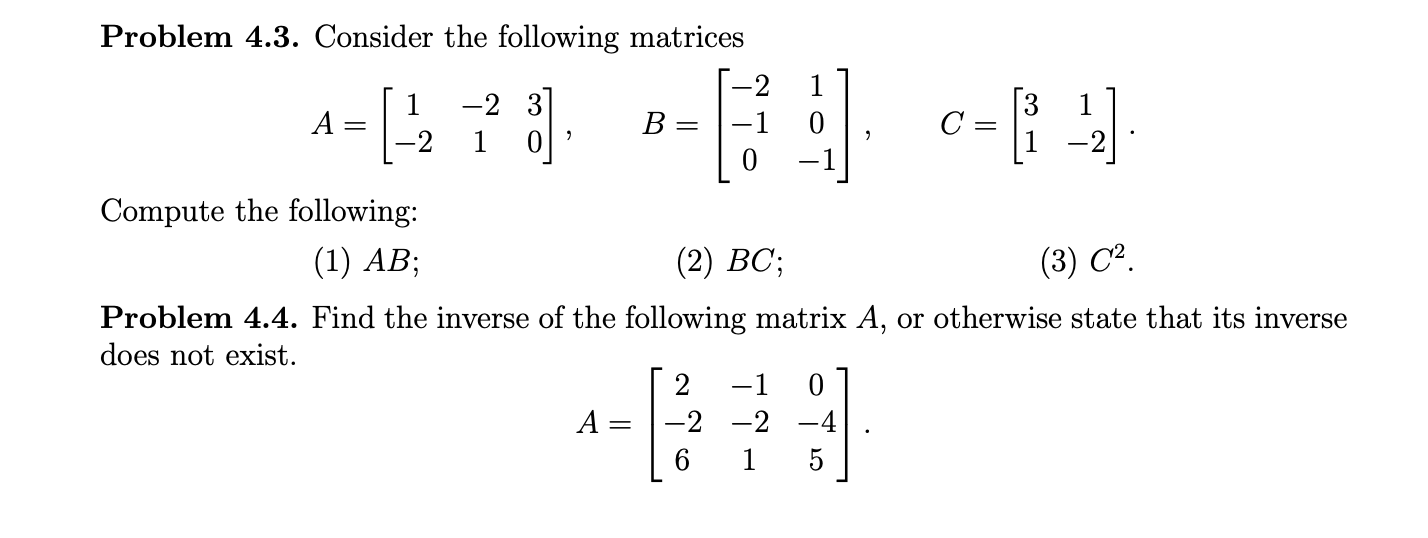 Solved Problem 4.1. Define T:R2→R3 by | Chegg.com