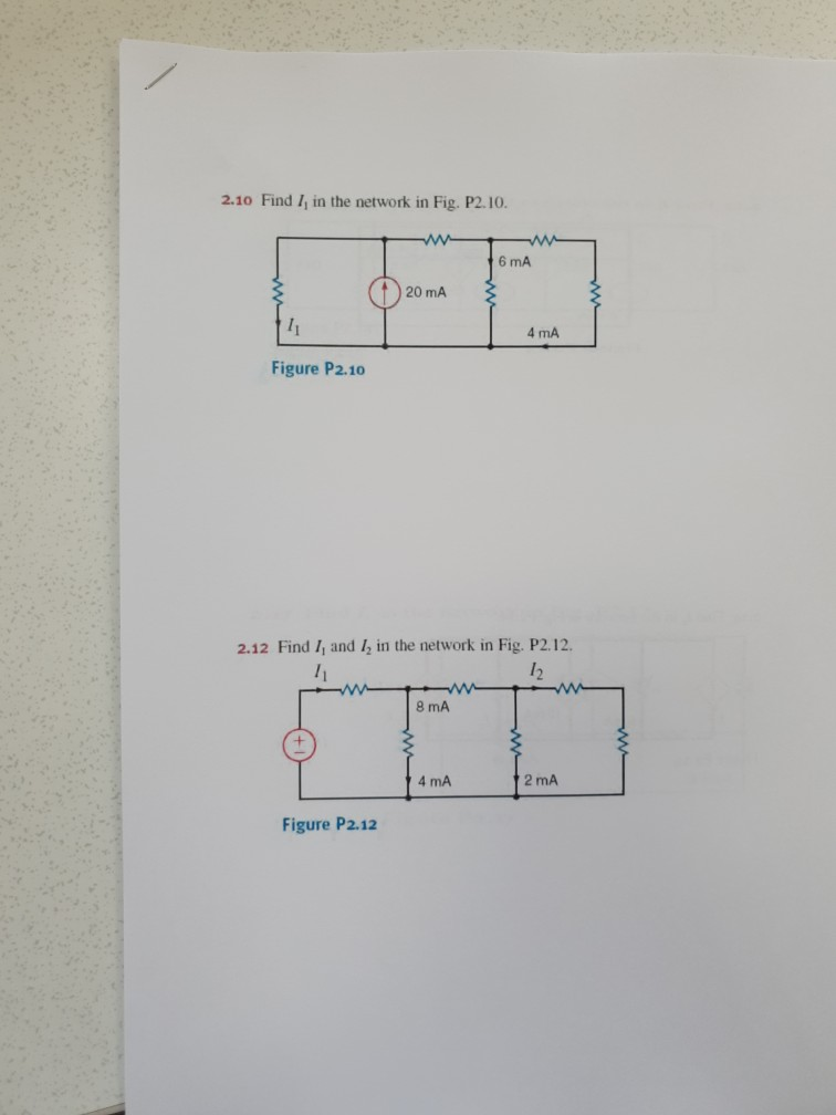 Solved 2.10 Find I, in the network in Fig. P2.10. 6 mA - 11 | Chegg.com