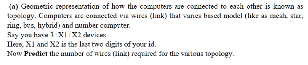 Solved (a) Geometric representation of how the computers are | Chegg.com
