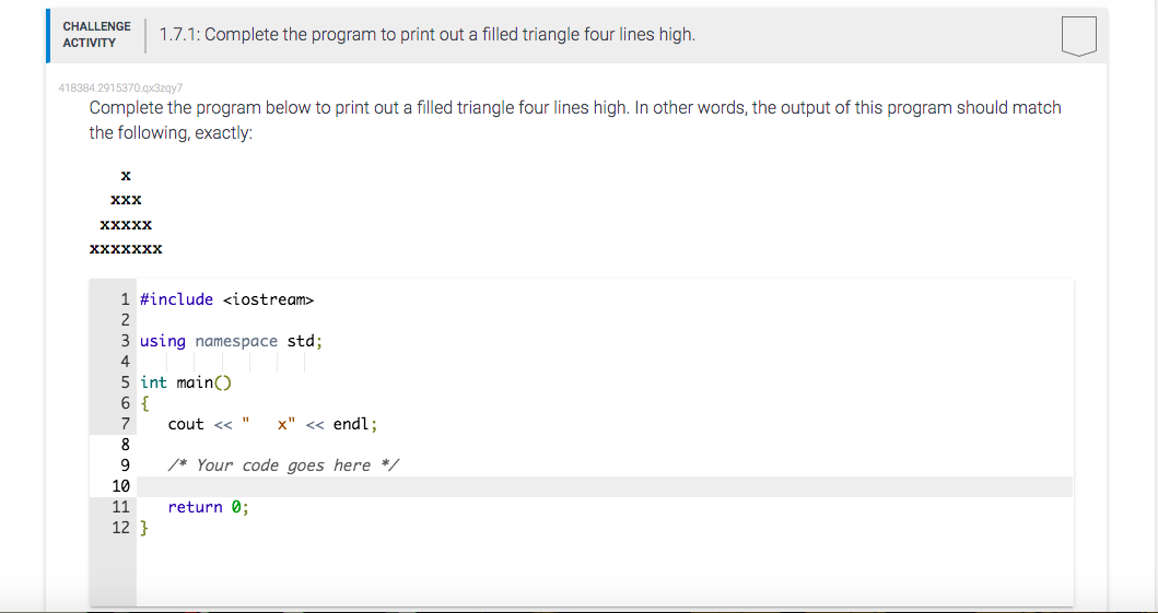 Solved How can I solve this assignment, Complete the program | Chegg.com