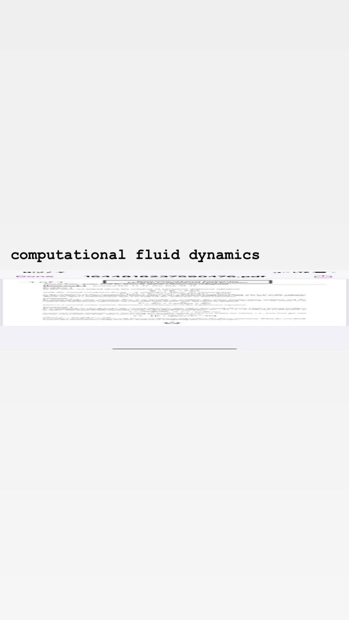 computational fluid dynamics | Chegg.com