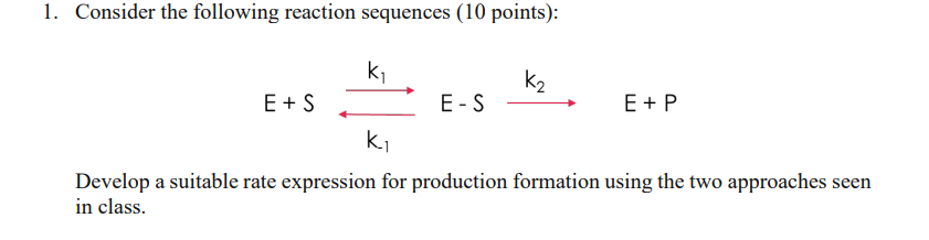 Solved 1. Consider the following reaction sequences ( 10 | Chegg.com