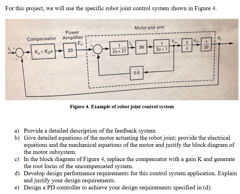 Solved For this project, we will use the specific robot | Chegg.com
