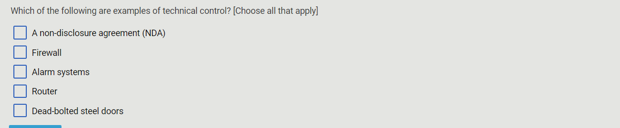 Solved Which of the following are examples of technical | Chegg.com