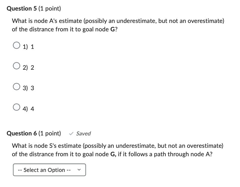 For the A∗ Search problems, consider the following | Chegg.com