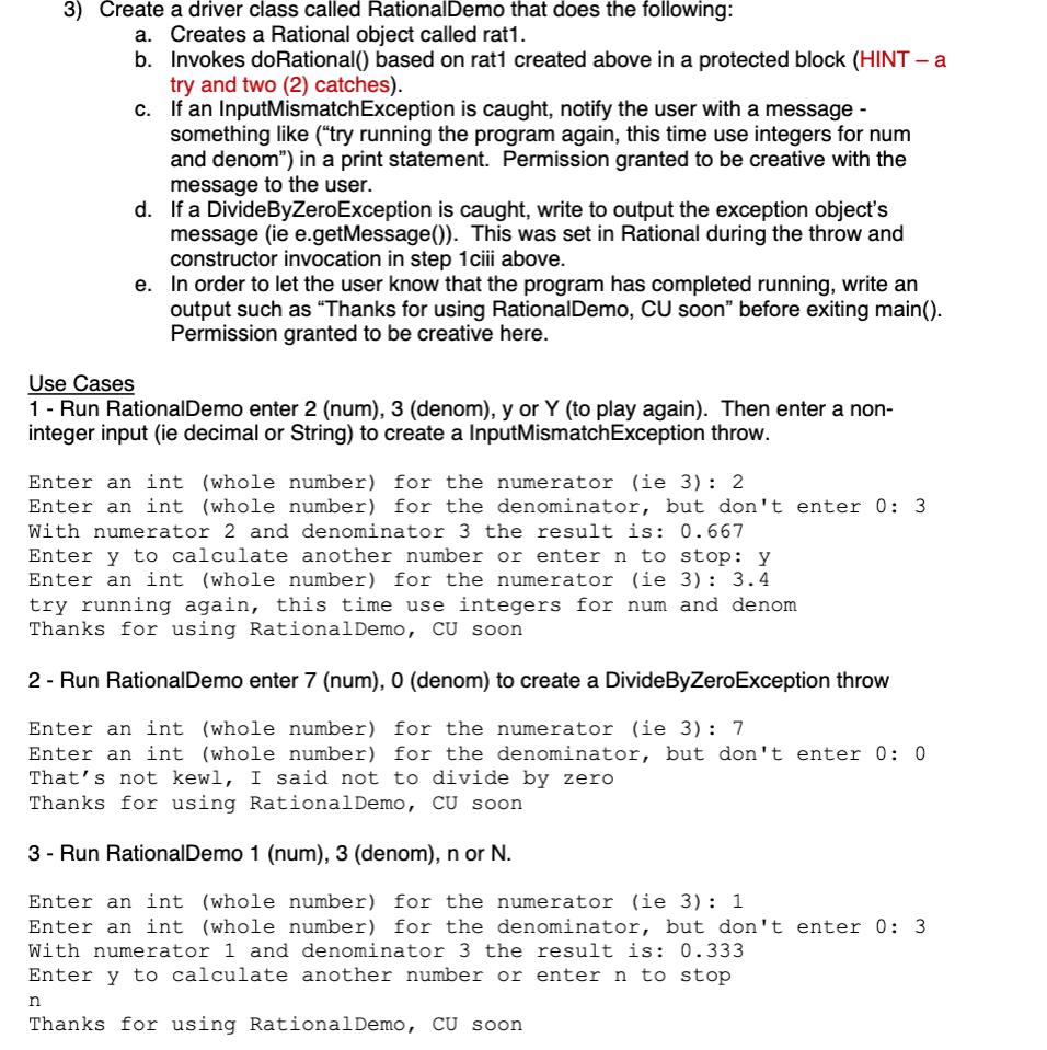 Solved Using object oriented design: 1) Create both | Chegg.com