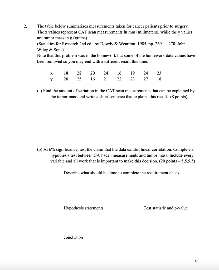 Solved (c) Write the regression model for this data. Use | Chegg.com
