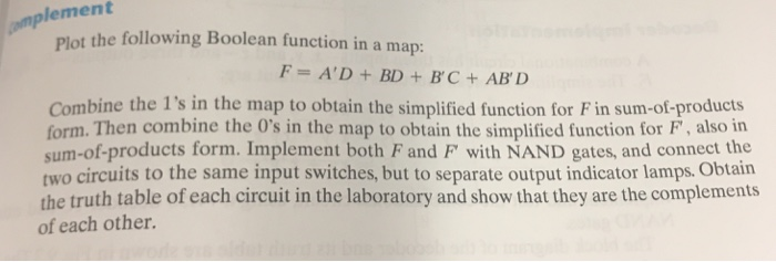 Solved Boolean Functions Consider Two Boolean Functions In 8833