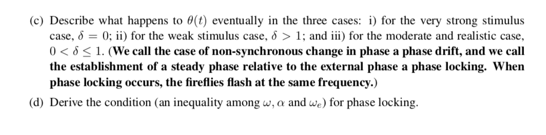 5. Firefly synchrony: Philip Laurent wrote in Science | Chegg.com