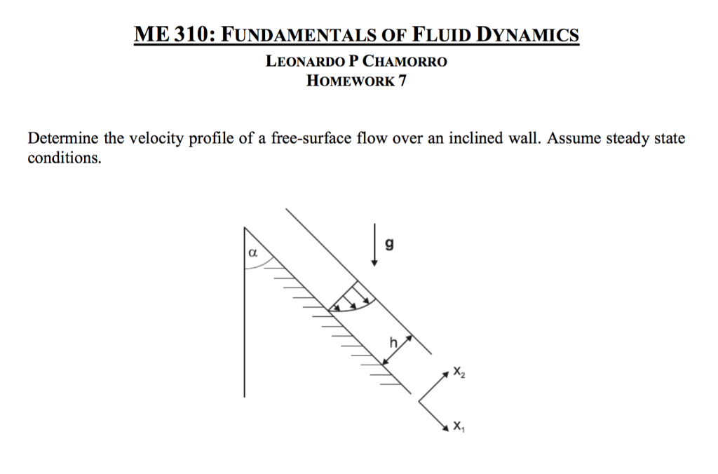 Solved ME 310: FUNDAMENTALS OF FLUID DYNAMICS LEONarDO P | Chegg.com