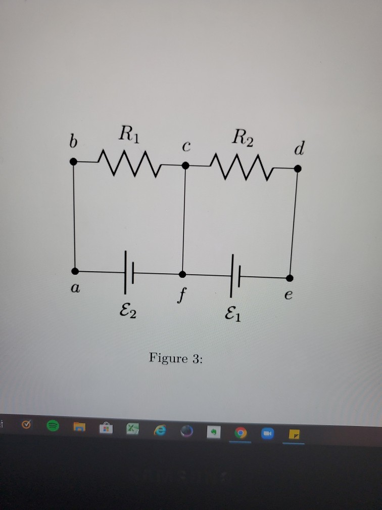 Solved Use figure 3 assume R1=R2=R and that E2=2E1=2E A. | Chegg.com