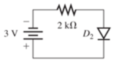 Solved For the circuit, how much current flows through the | Chegg.com