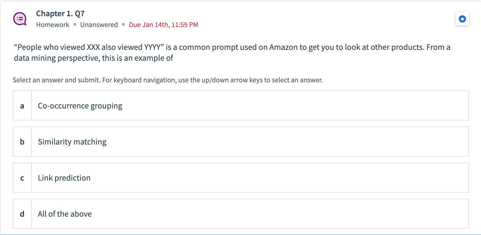 Solved Chapter 1. Q5 Homework • Unanswered • Due Jan 14th, | Chegg.com