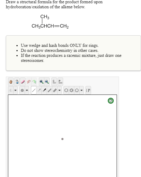 Solved Draw a structural formula for the product formed upon | Chegg.com