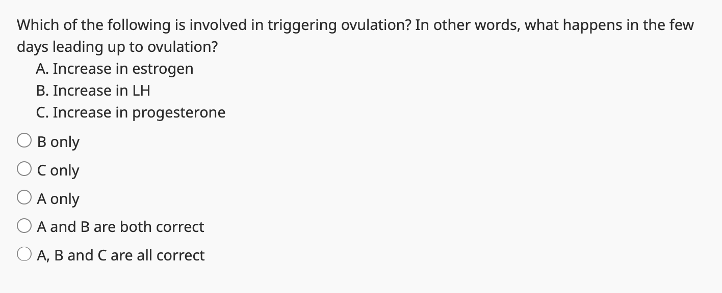 Solved Which of the following is involved in triggering | Chegg.com