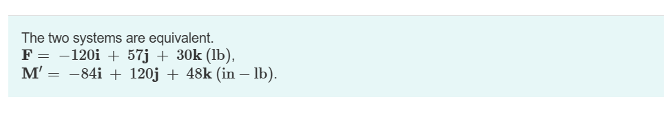 Solved The two systems are equivalent. | Chegg.com