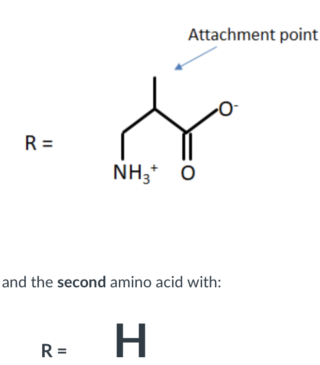 Solved -using unabbreviated chemical symbols draw dipeptide | Chegg.com
