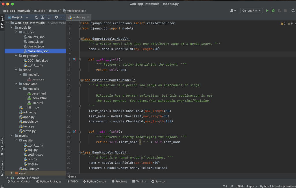Solved Hello, could you help me with Django tasks please? | Chegg.com