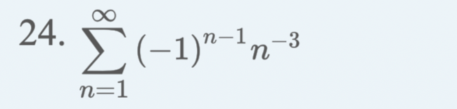 Solved Determine whether the series is absolutely | Chegg.com