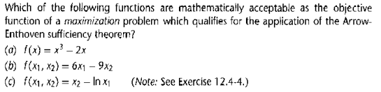Solved Which of the following functions are mathematically | Chegg.com