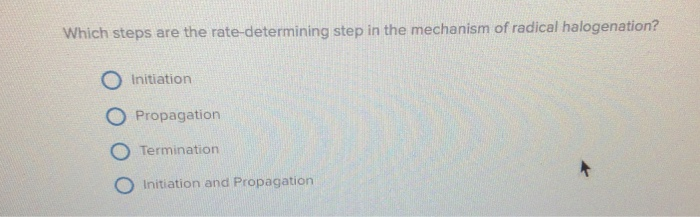 Solved Which steps are the rate-determining step in the | Chegg.com