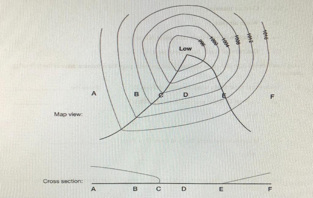 Solved 1. On the map, label the following: (a) Cold | Chegg.com