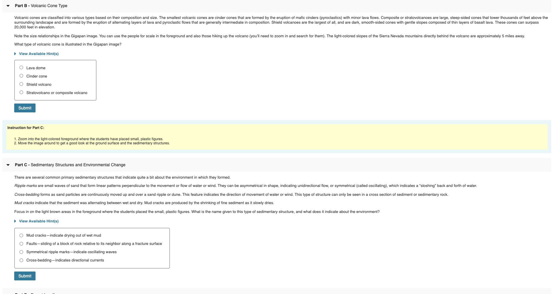 Solved Red Hill volcano is located in Owens Valley in lar | Chegg.com