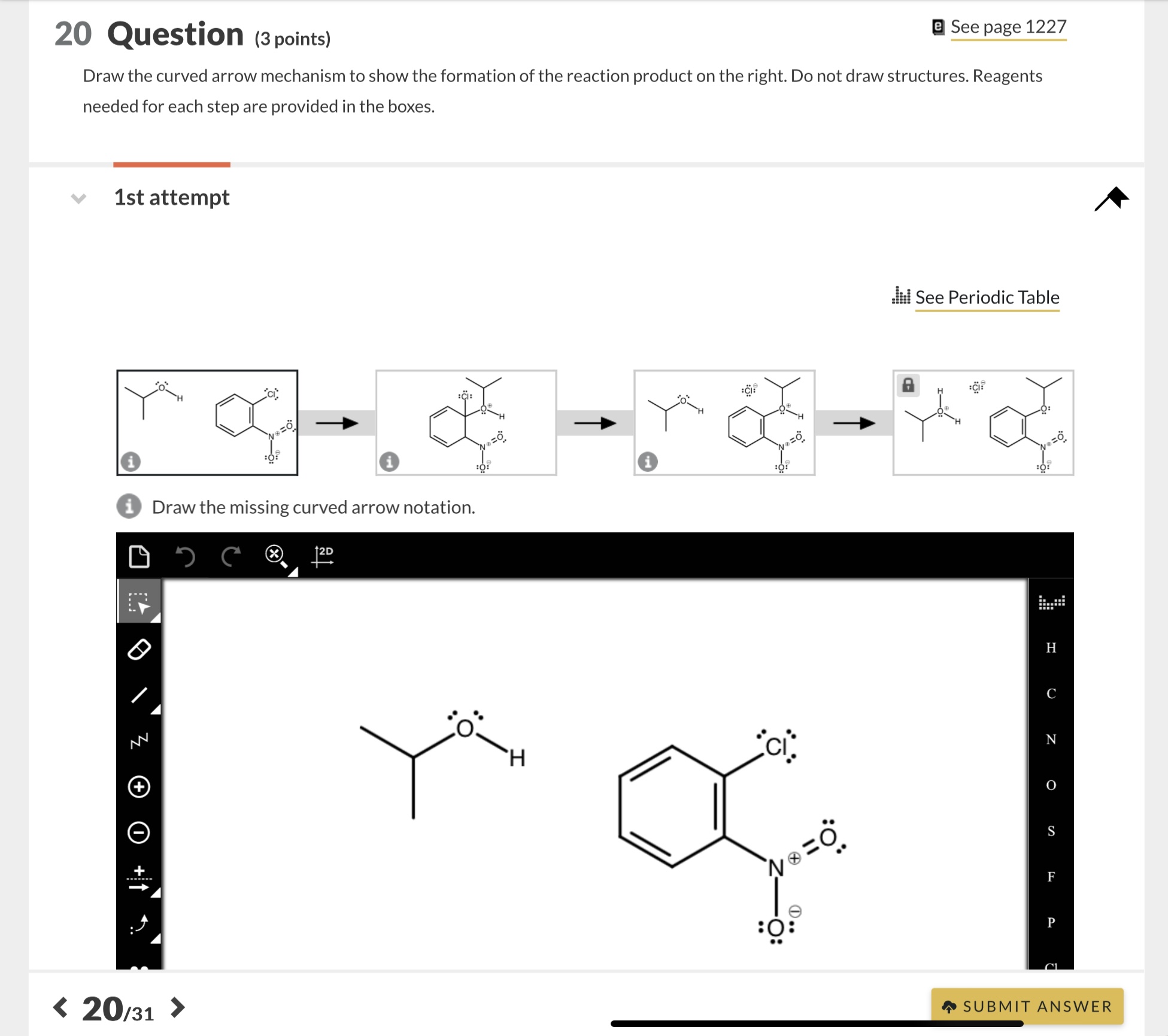 Solved Draw the curved arrow mechanism to show the formation | Chegg.com
