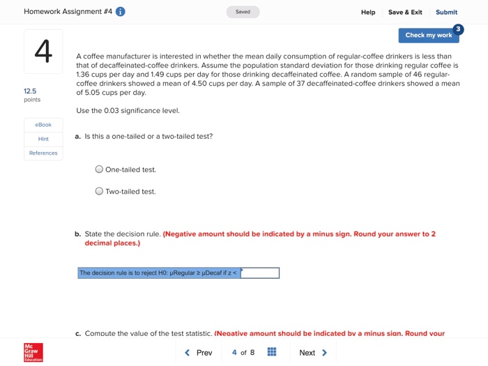 Solved Homework Assignment # Saved Help Save & Exit Submit | Chegg.com