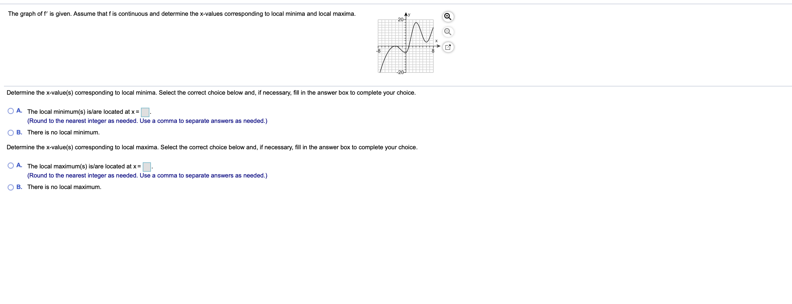 Solved The graph of f' is given. Assume that fis continuous | Chegg.com