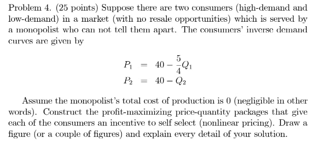 Solved Problem 4. (25 ﻿points) ﻿Suppose there are two | Chegg.com