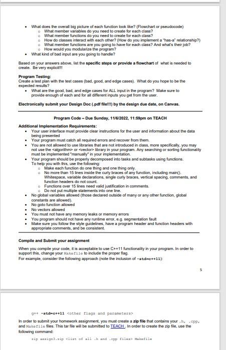 CS 162 Assignment #3 Go Fish Game Design Document | Chegg.com