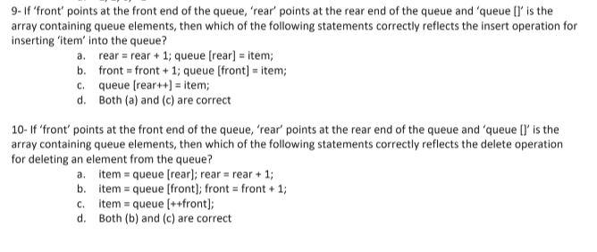Solved 3- If 'top' points at the top of the stack and 'stack | Chegg.com