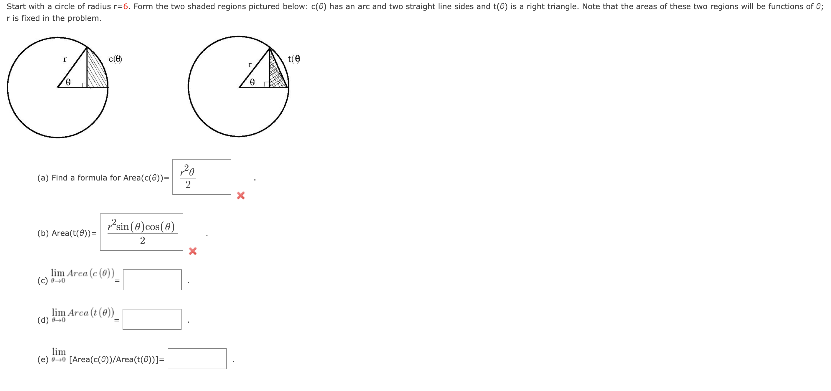 Solved r is fixed in the problem. (a) Find a formula for | Chegg.com