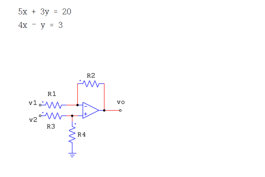 Solved Implement The Analog Computer Circuit To Solve The 3674