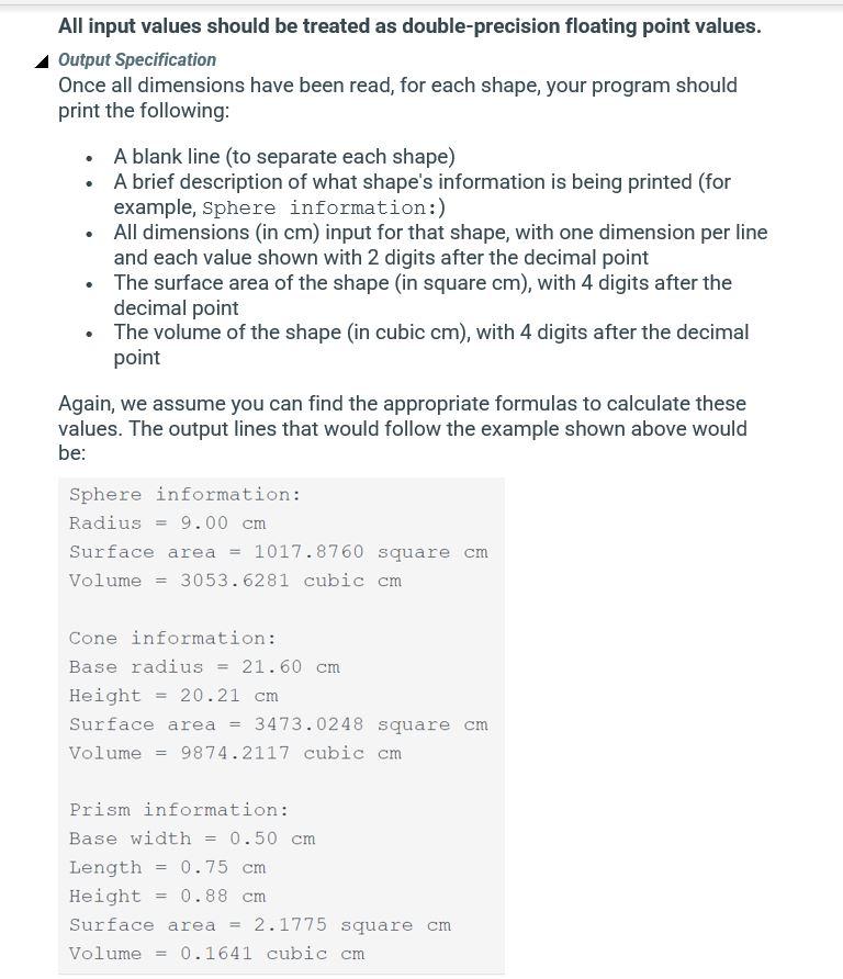 Solved 2.31 Program 2: Basic I/O and Operations 1. | Chegg.com