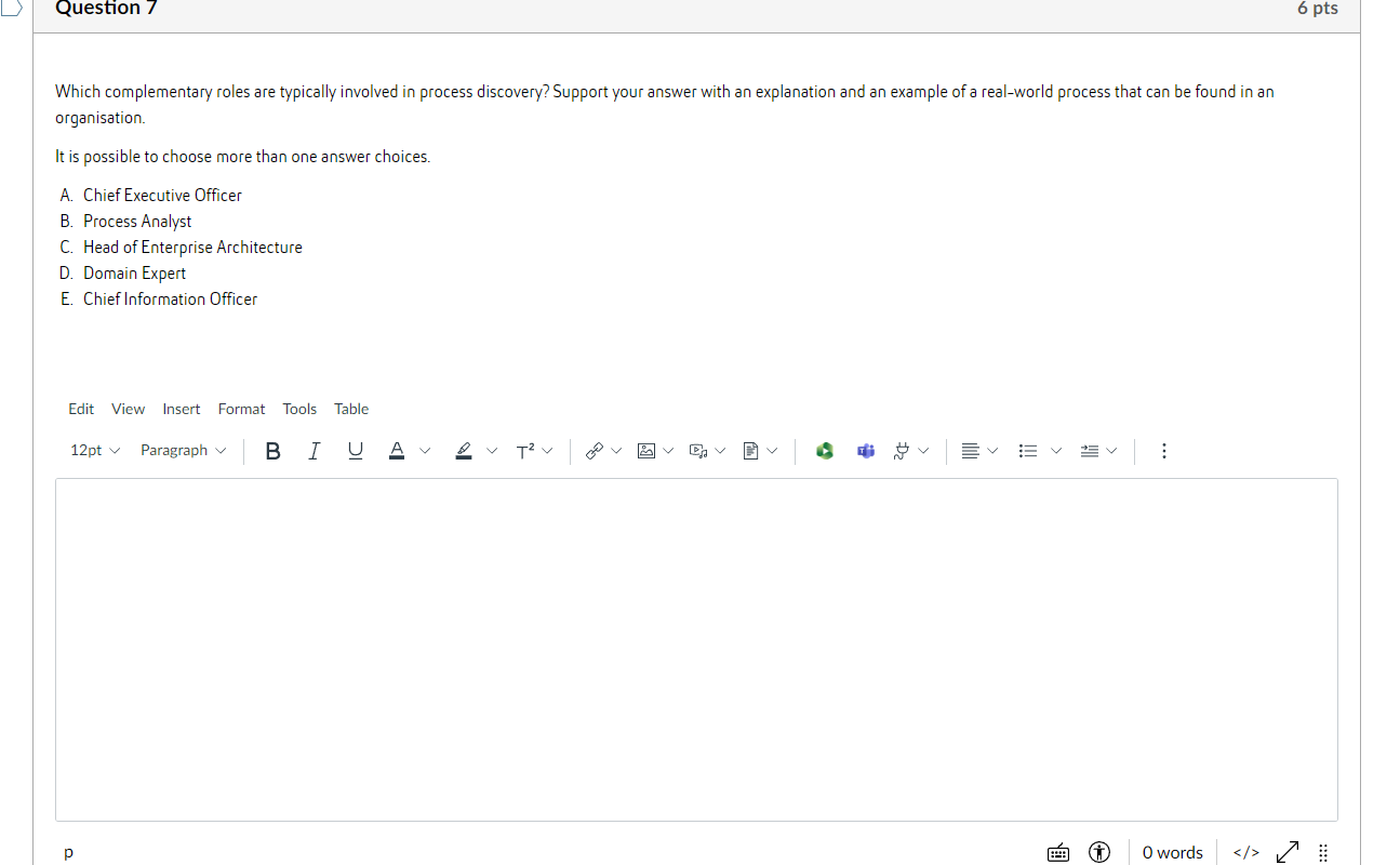 Solved Which complementary roles are typically involved in | Chegg.com
