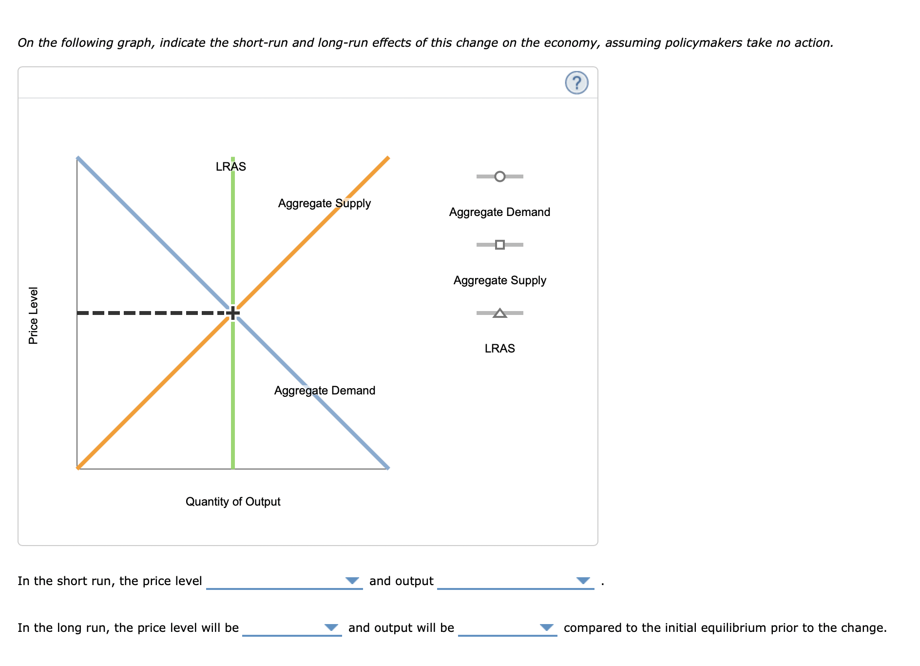Solved On the following graph, indicate the short-run and | Chegg.com