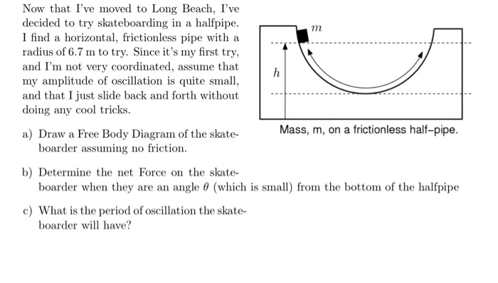 Solved Now that I've moved to Long Beach, I've decided to | Chegg.com