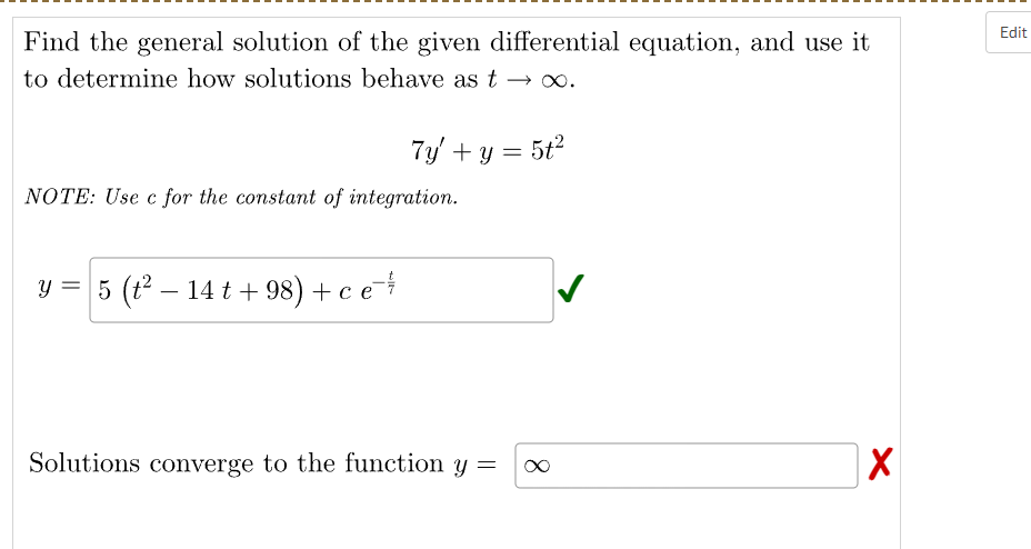 Solved Find the general solution of the given differential | Chegg.com