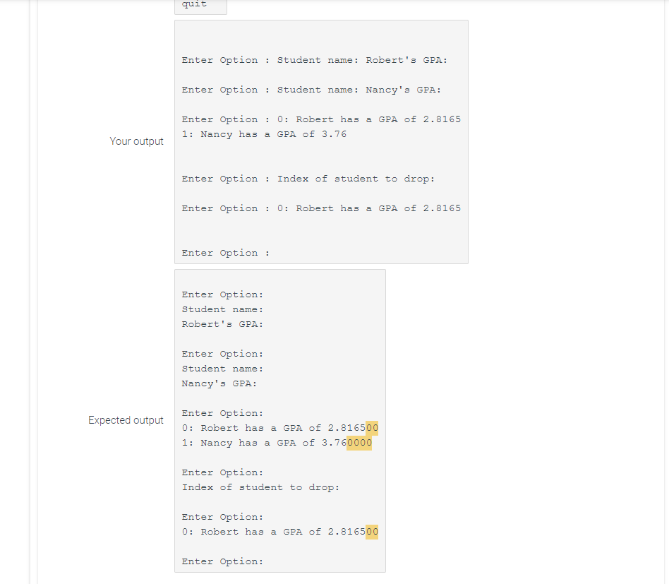 Solved Here is my code. I am missing zeros at the end of | Chegg.com