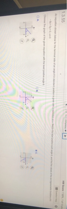 Solved Sew Score: 0 of 1 pt 1 of 13 (1 complete) HW Score: | Chegg.com