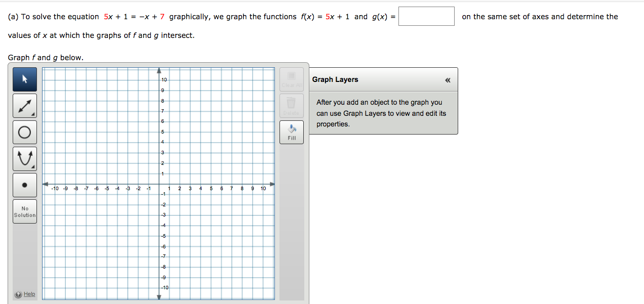 Solved (a) To solve the equation 5x + 1 = -x + 7 | Chegg.com