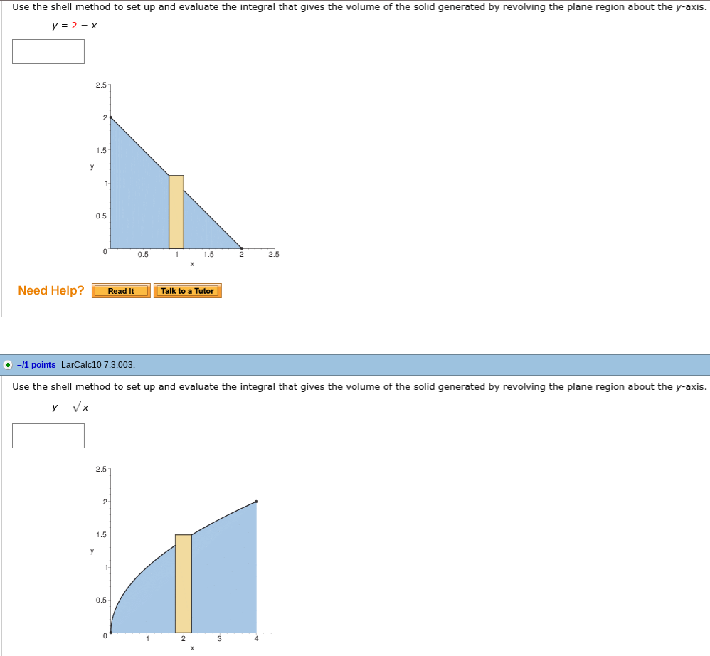 Solved Use the shell method to set up and evaluate the | Chegg.com
