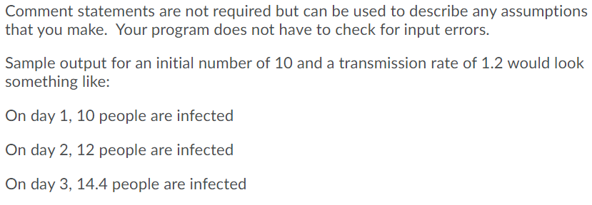 Solved Write two programs to address the following problem. | Chegg.com