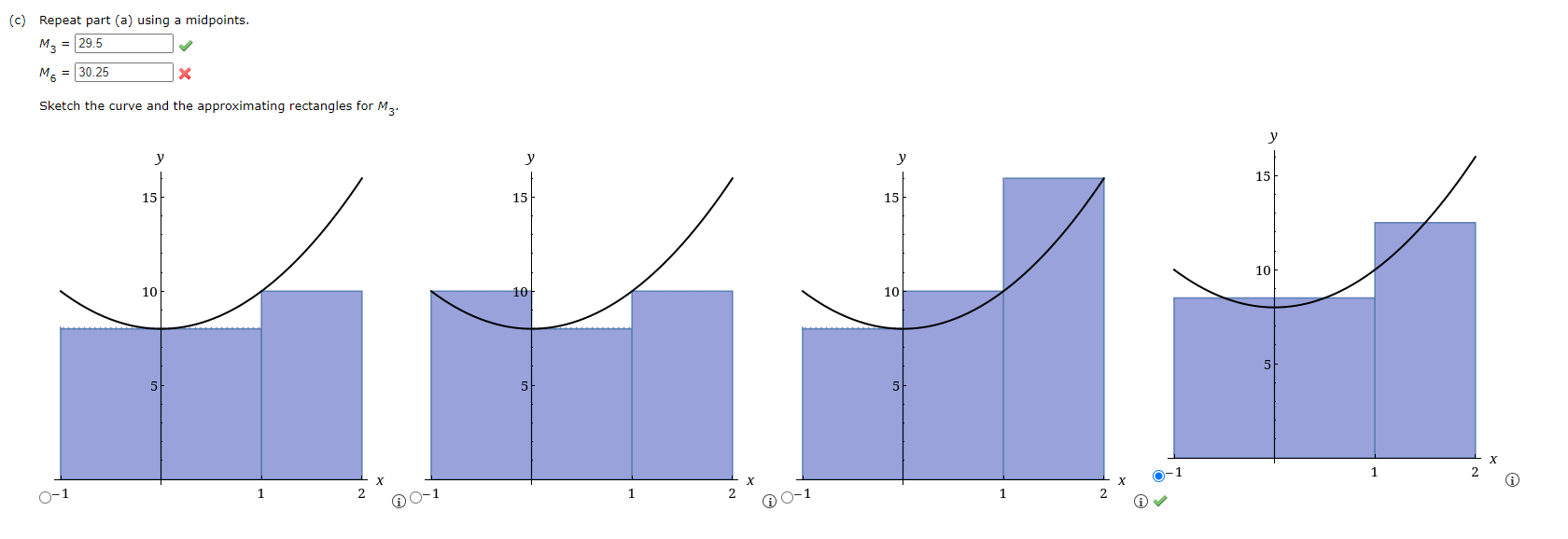 Solved Let f(x)=8+2x2. (a) Estimate the area under the graph | Chegg.com