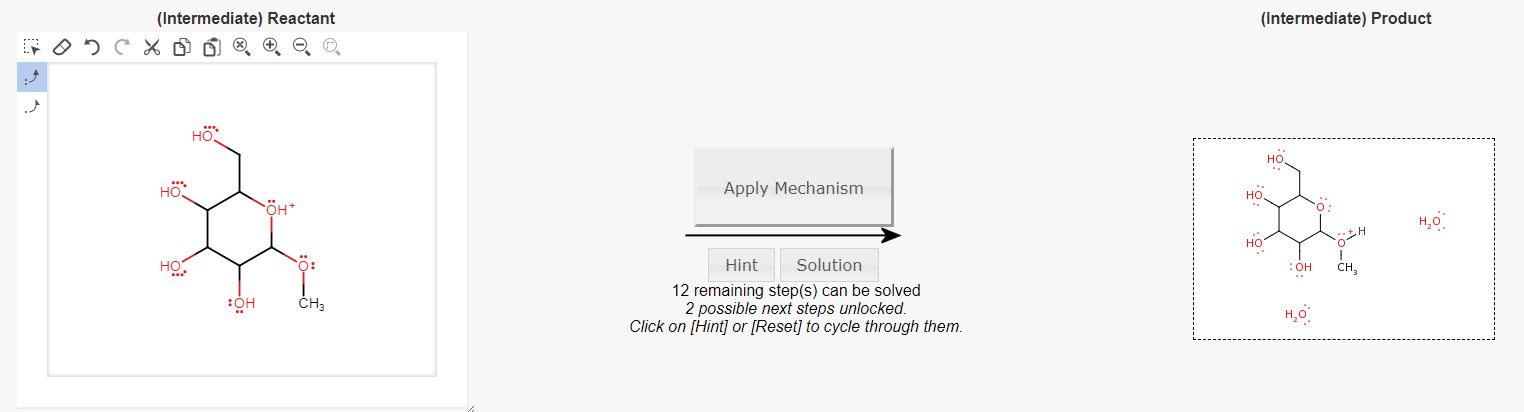 Solved (Intermediate) Reactant (Intermediate) Product HO но | Chegg.com