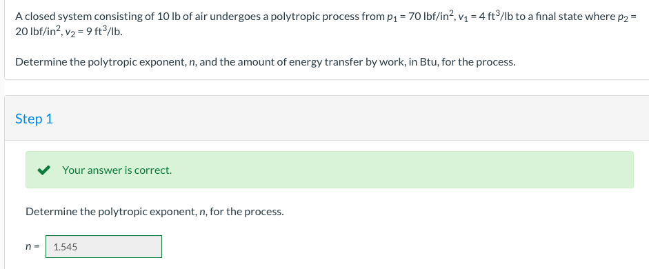 Solved A closed system consisting of 10 lb of air undergoes | Chegg.com